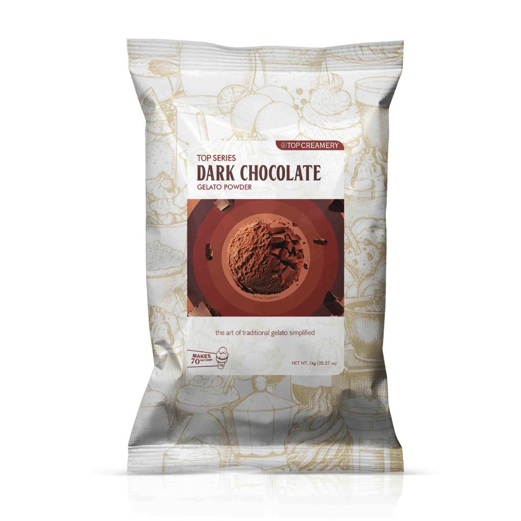 TOP Series Gelato Dark Chocolate Powder 1kg - Beverage Master