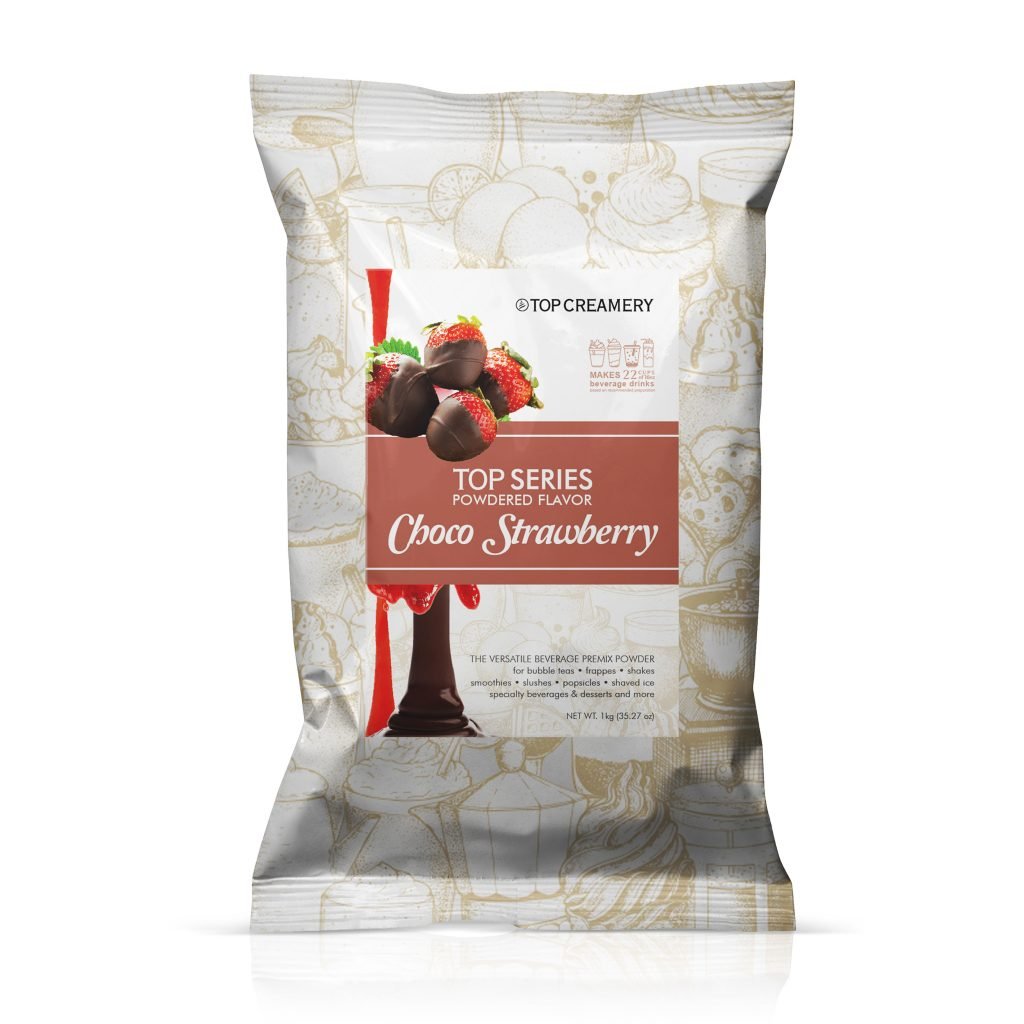 TOP Series Choco Strawberry Powder 1kg - Beverage Master
