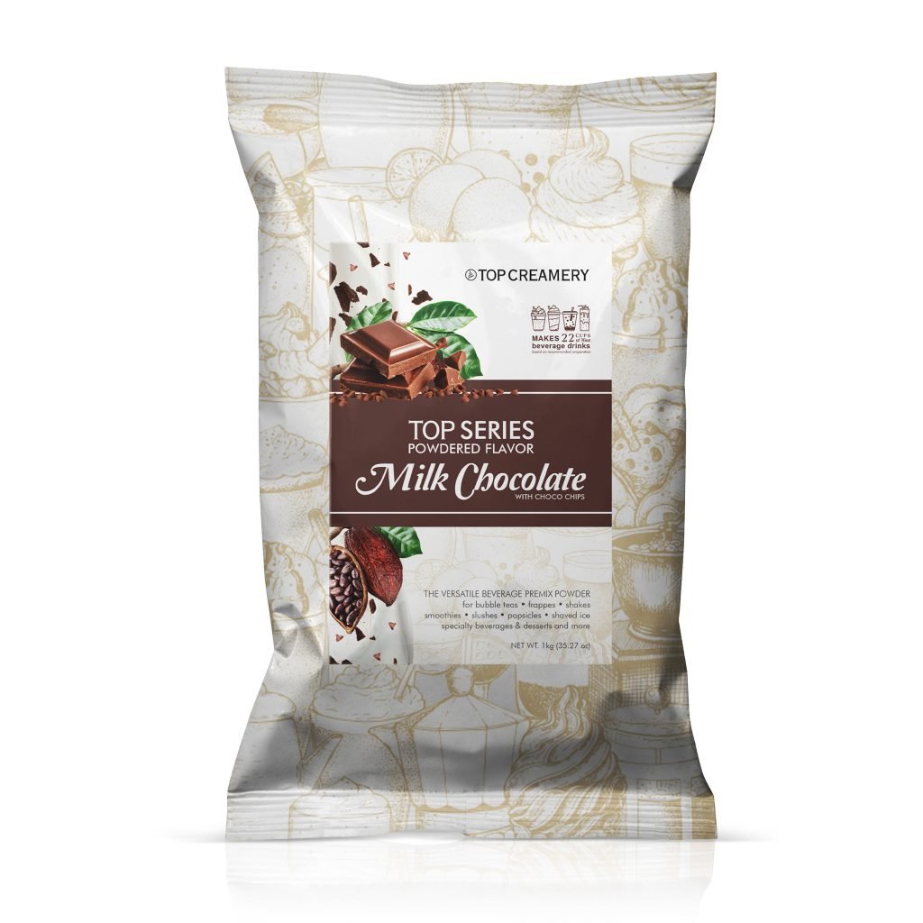 TOP Series Milk Chocolate with Choco Chips Powder 1kg - Beverage Master