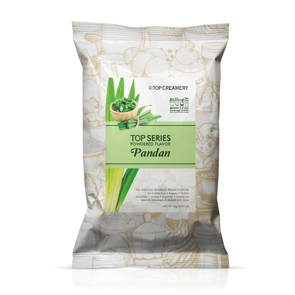 TOP Series Pandan Powder Flavor 1kg - Beverage Master