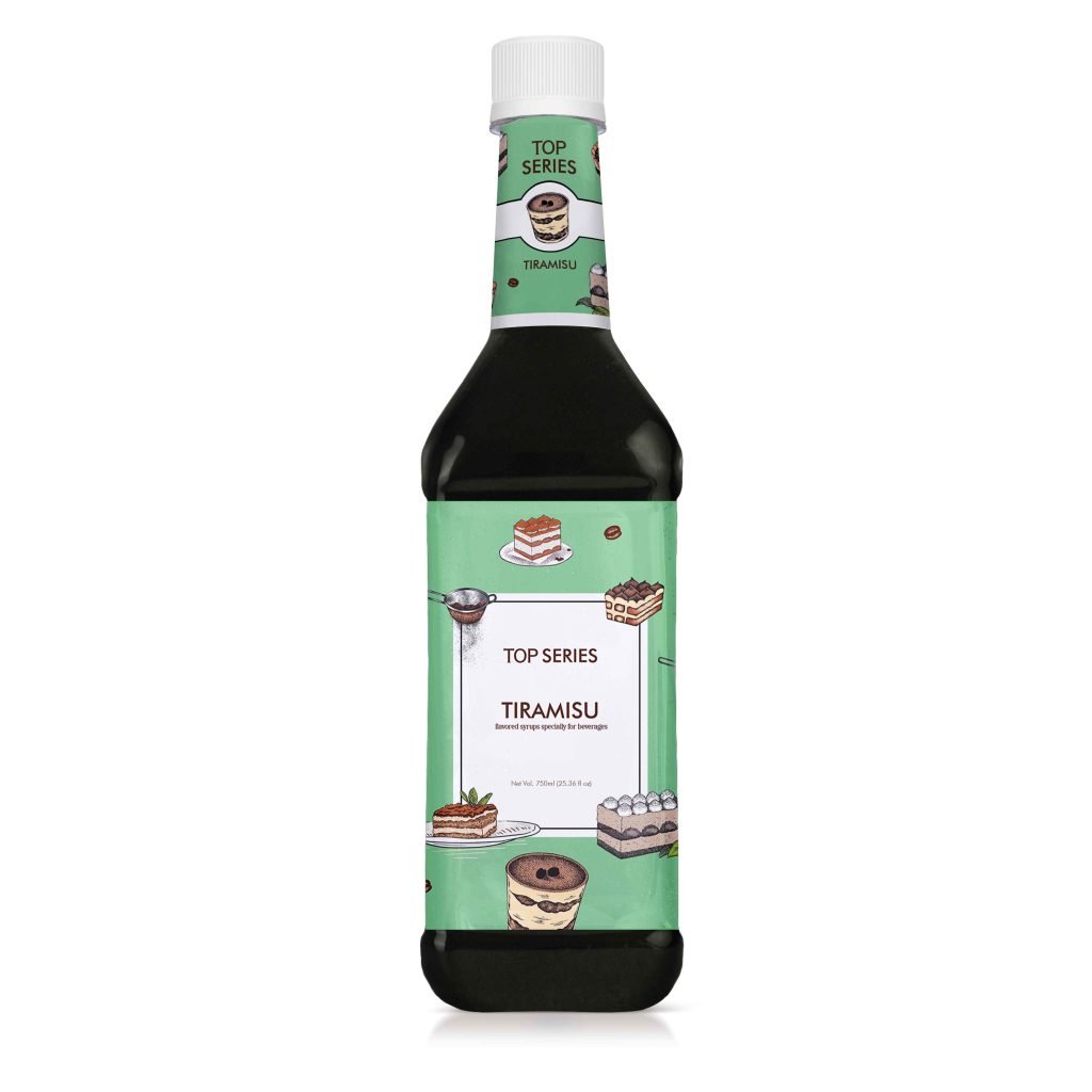TOP Series Tiramisu Syrup 750ml - Beverage Master