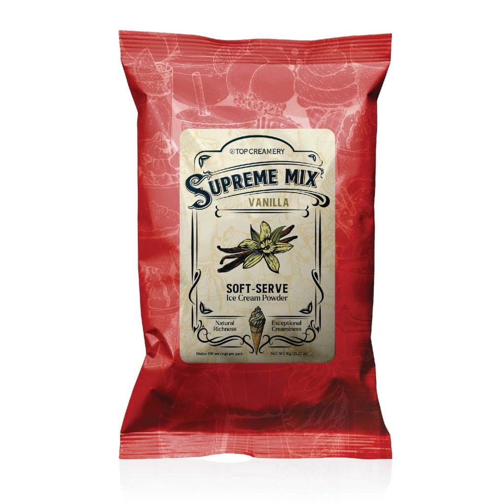 Supreme Mix Soft-Serve Ice Cream Vanilla Powder 1kg - Beverage Master
