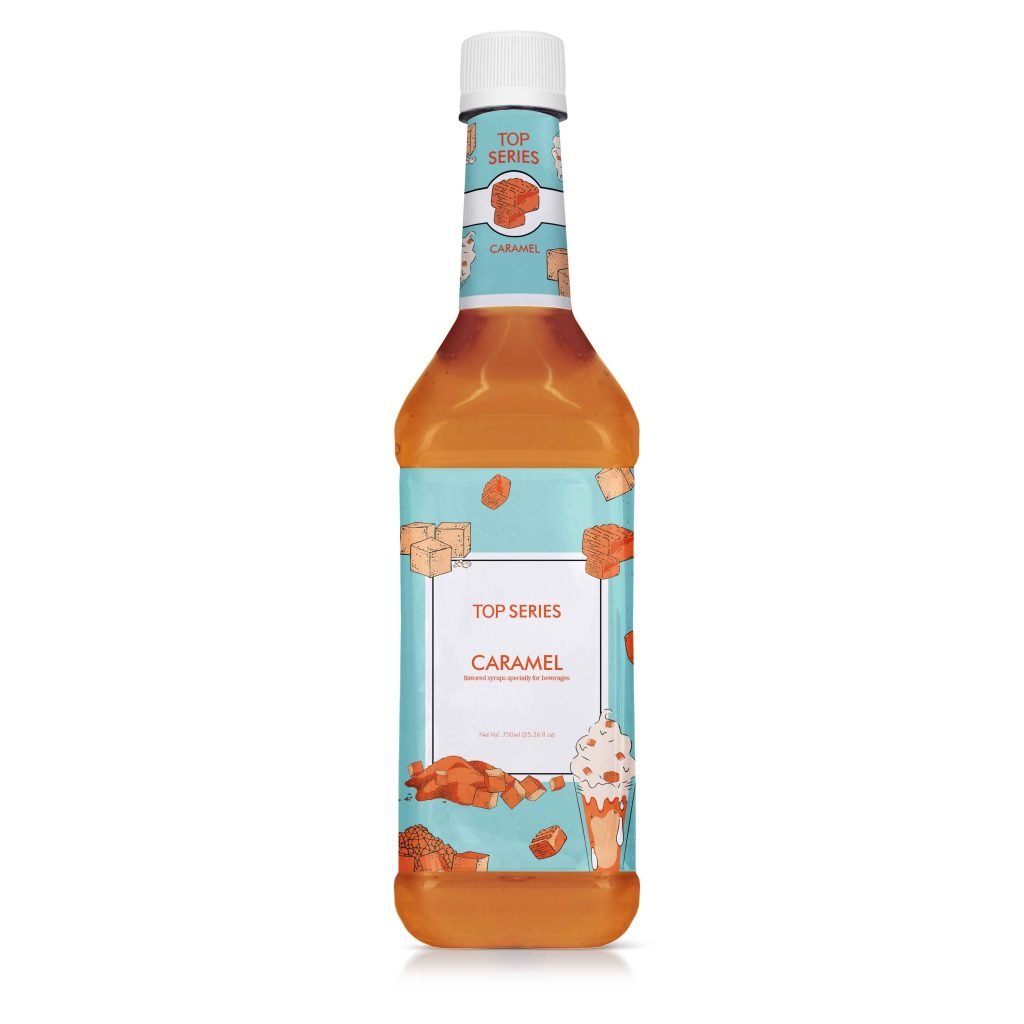 TOP Series Caramel Syrup 750ml - Beverage Master