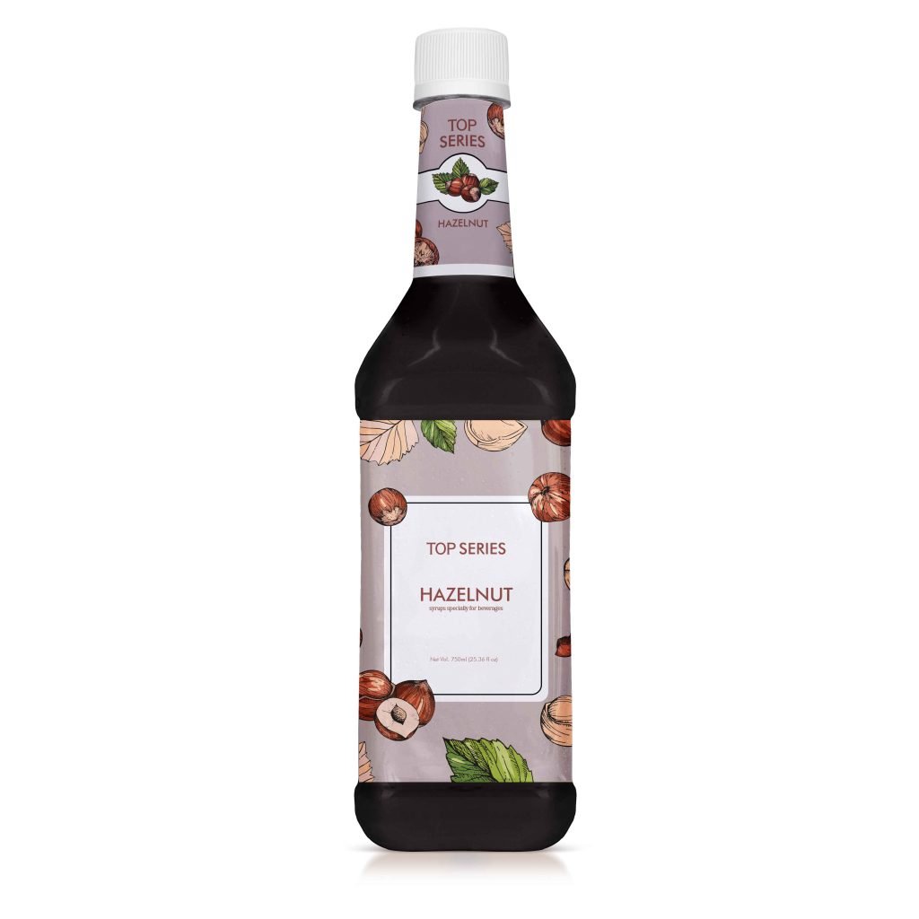 TOP Series Hazelnut Syrup 750ml - Beverage Master