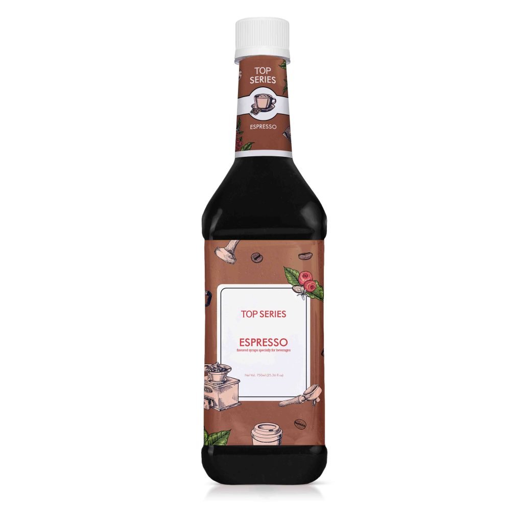 TOP Series Espresso Syrup 750ml - Beverage Master